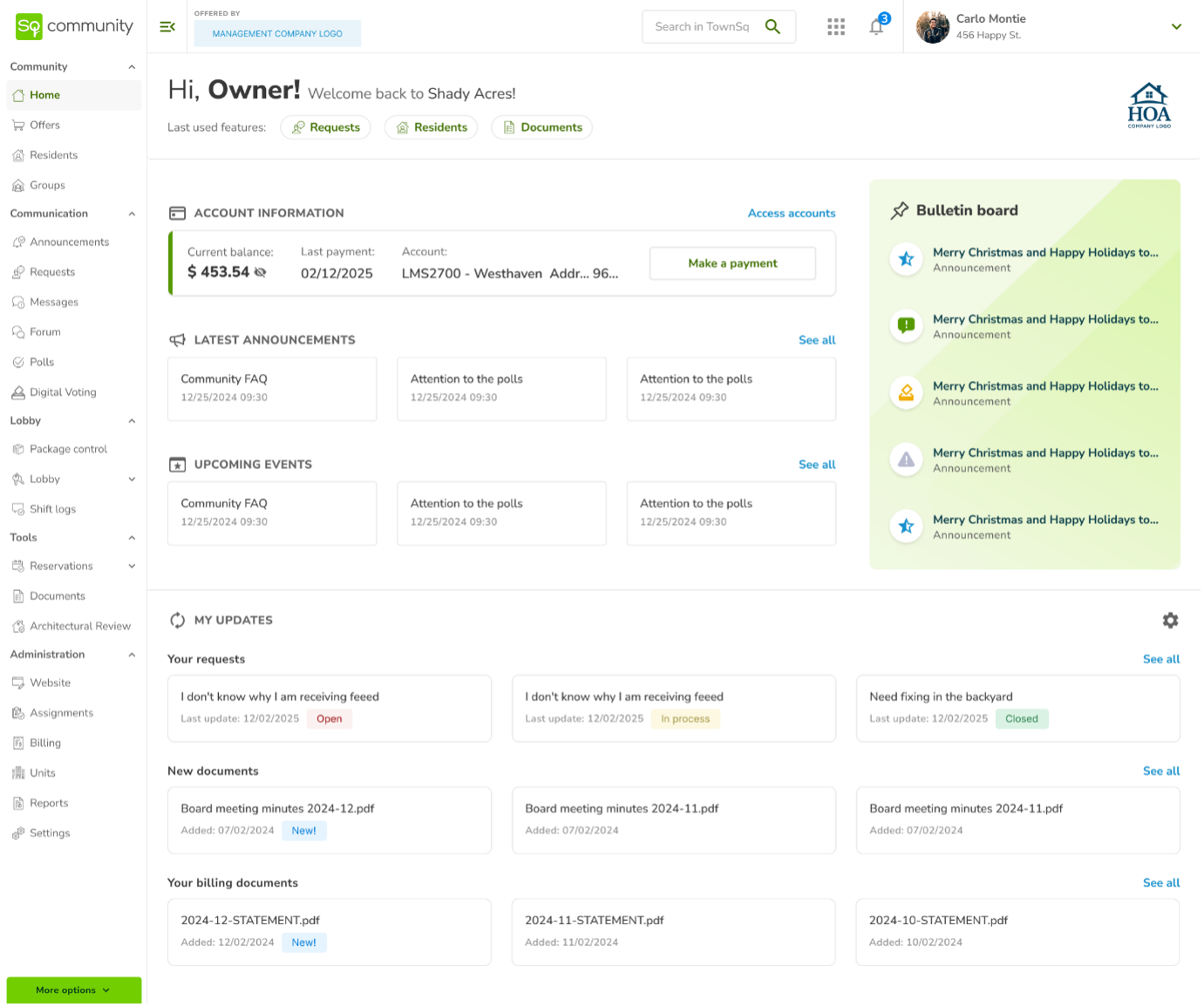 TownSq Community Homepage Redesign: What’s New and Why It Matters | TownSq